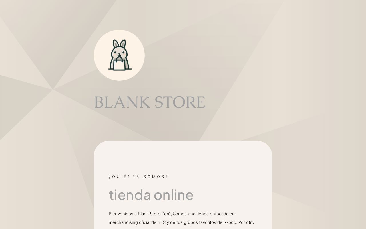 BLANK STORE